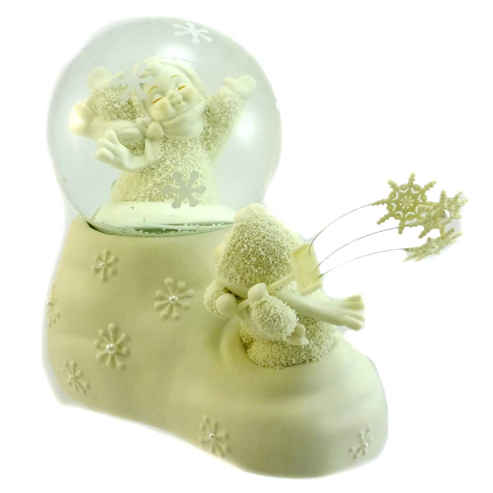 6.50In Let It Snow, Porcelain/Mixed Media, Musical Waterball Winter ...