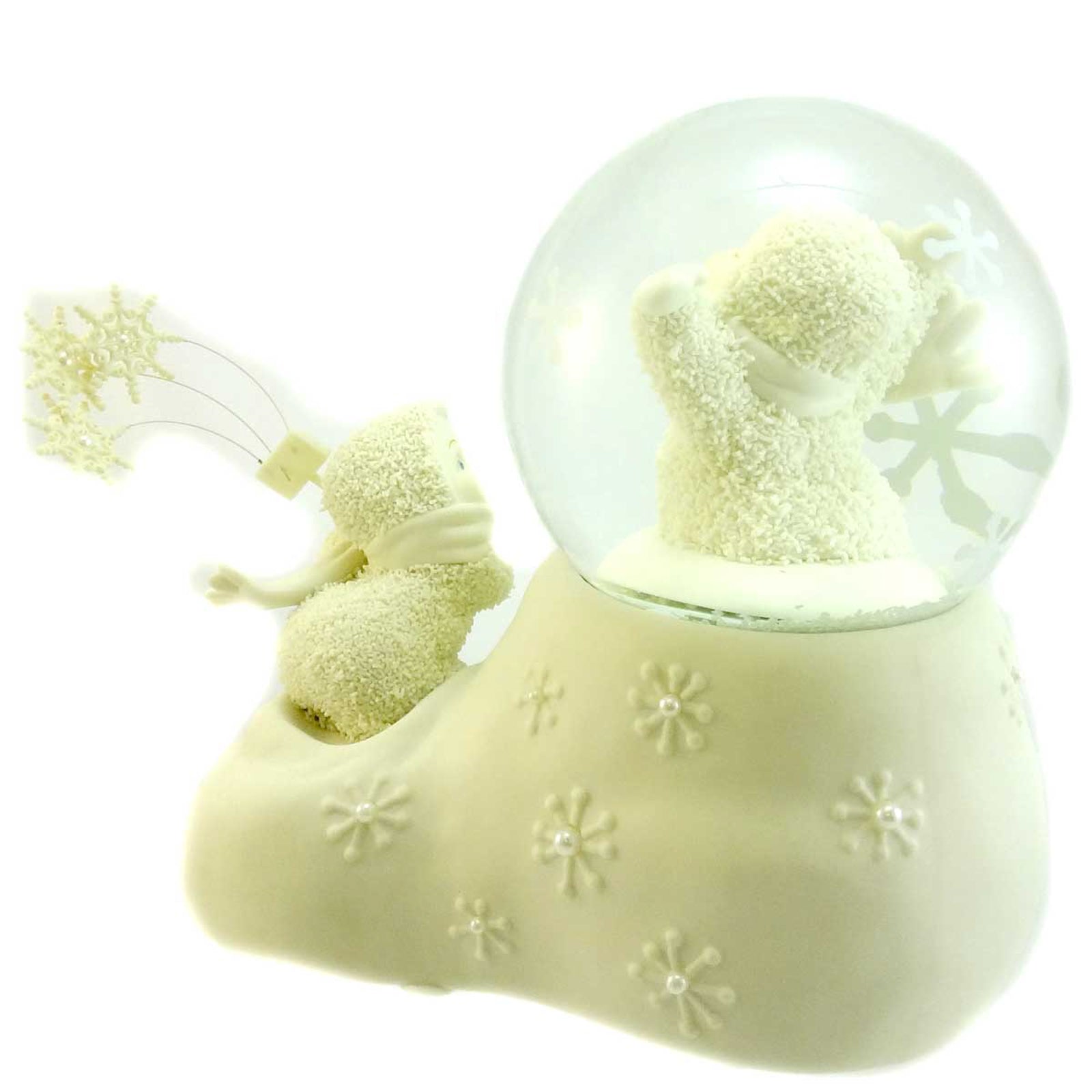 6.50In Let It Snow, Porcelain/Mixed Media, Musical Waterball Winter ...