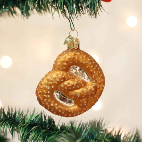 Old World Christmas 3.00In Pretzel, Glass, Glass Ornament Glitter ...