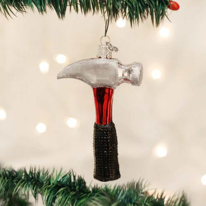 Old World Christmas 4.50In Claw Hammer, Glass, Ornament Tools 32093 ...