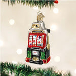 Old World Christmas 3.25In Slot Machine, Glass, Ornament Christmas ...
