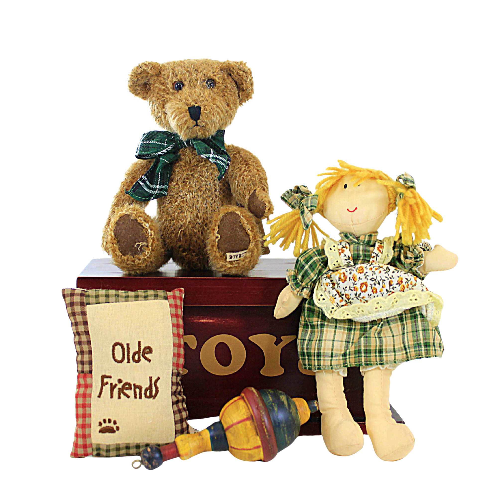 Boyds Bears Plush Toy Box Of Friendship Memories - One Box Of Plush 7.5 ...
