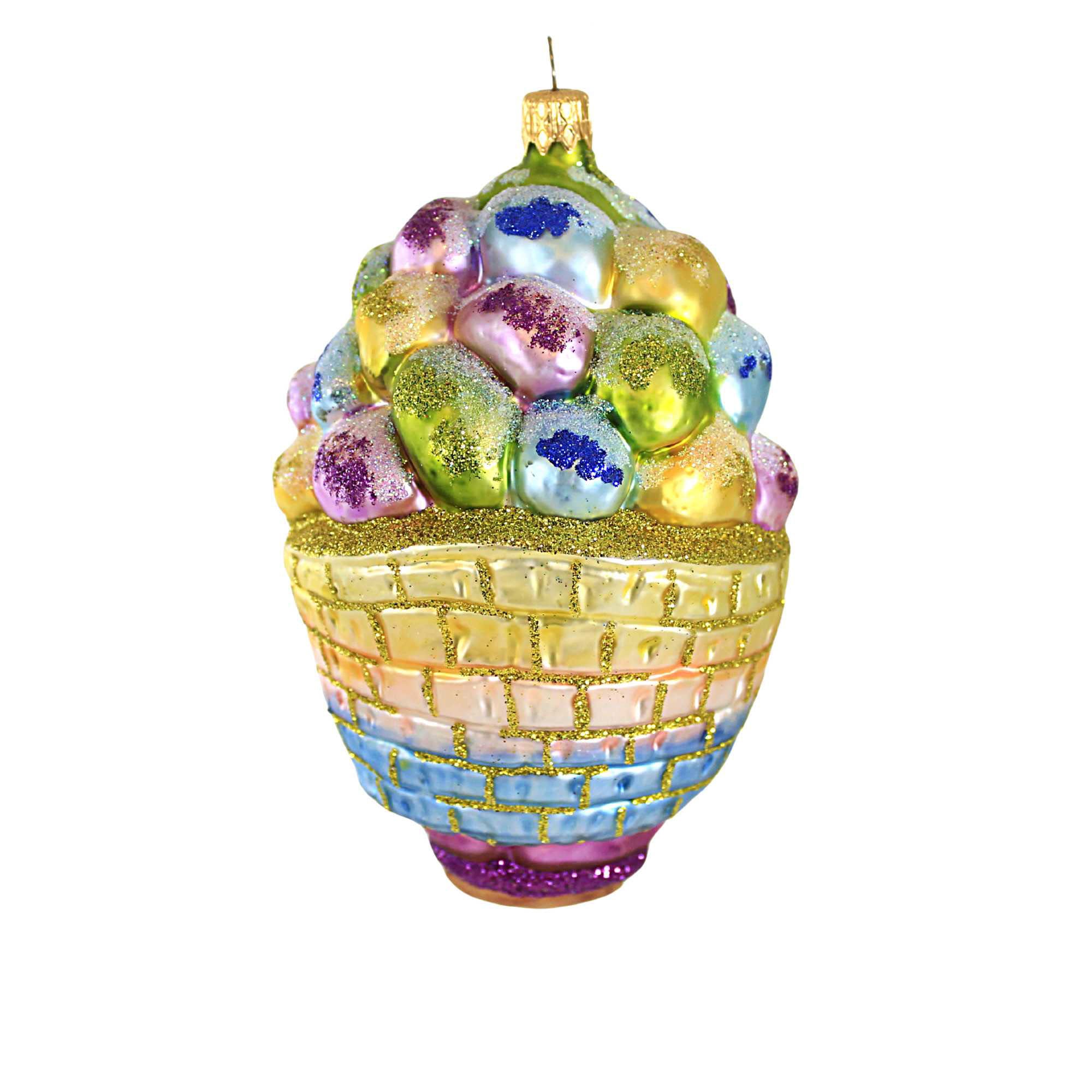 Larry Fraga Designs Delivering The Eggs - 1 Ornament 6 Inch, Glass ...