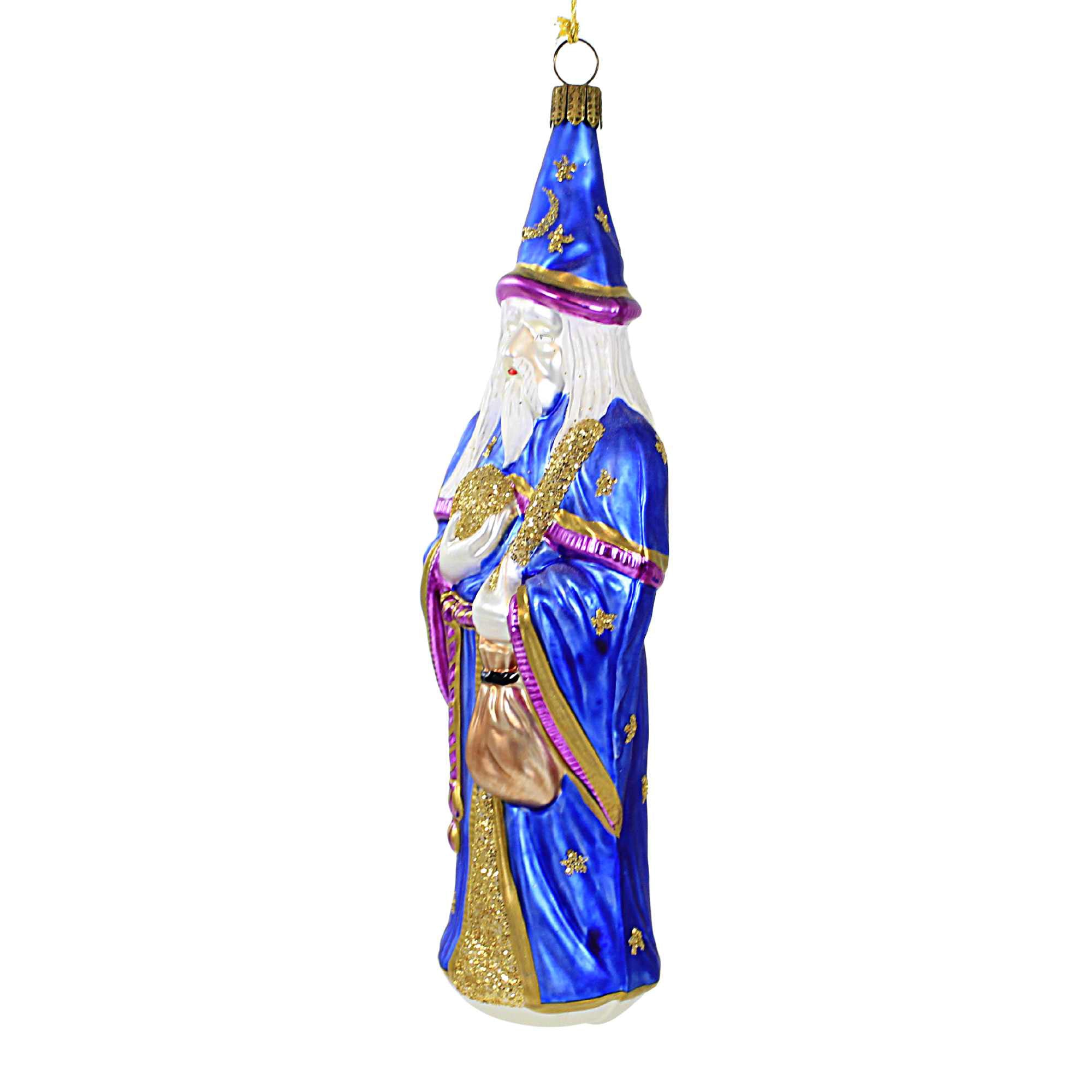 Larry Fraga Designs The Wizard - 1 Ornament 8.25 Inch, Glass ...