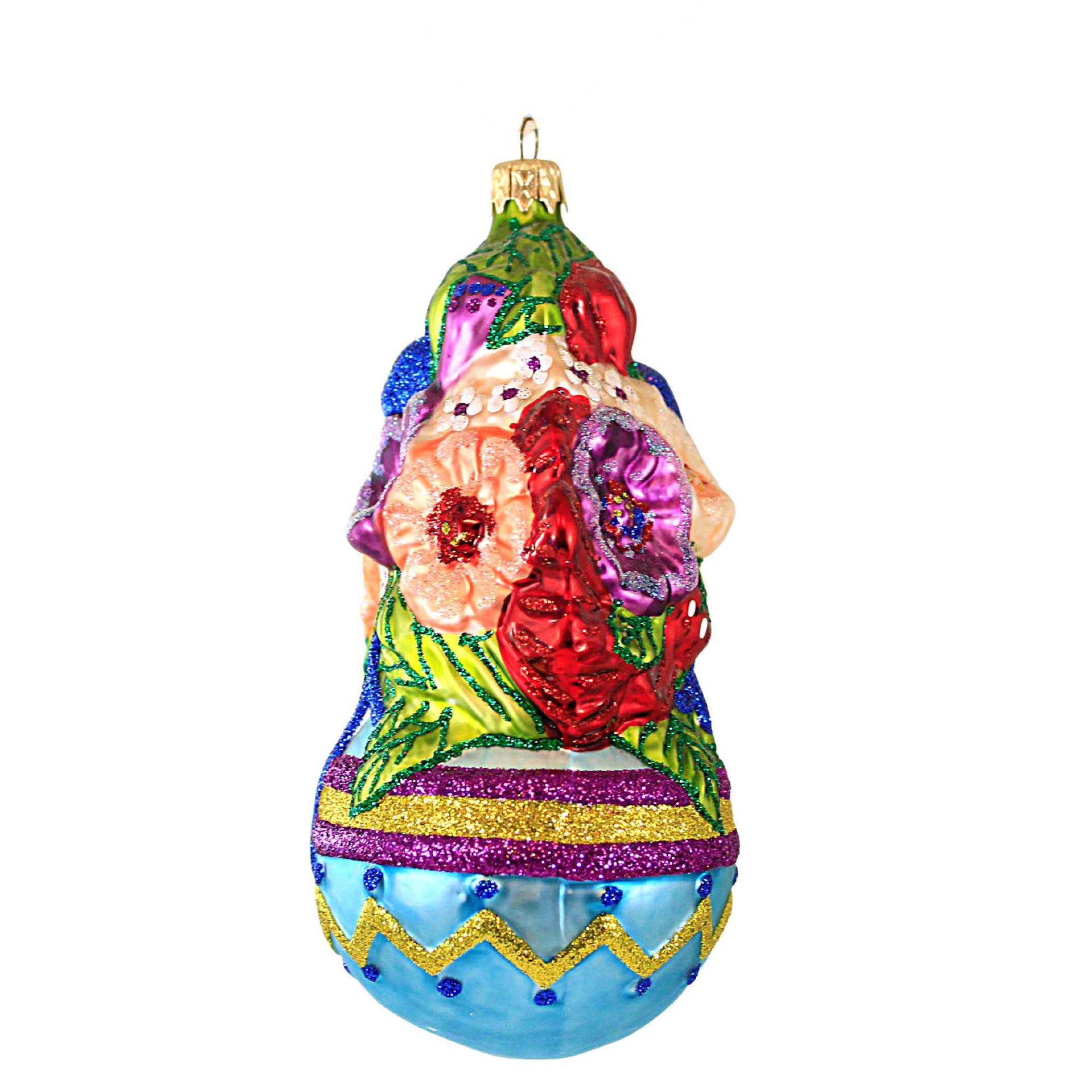 Larry Fraga Designs Easter Bouquet - 1 Ornament 6.25 Inch, Glass ...