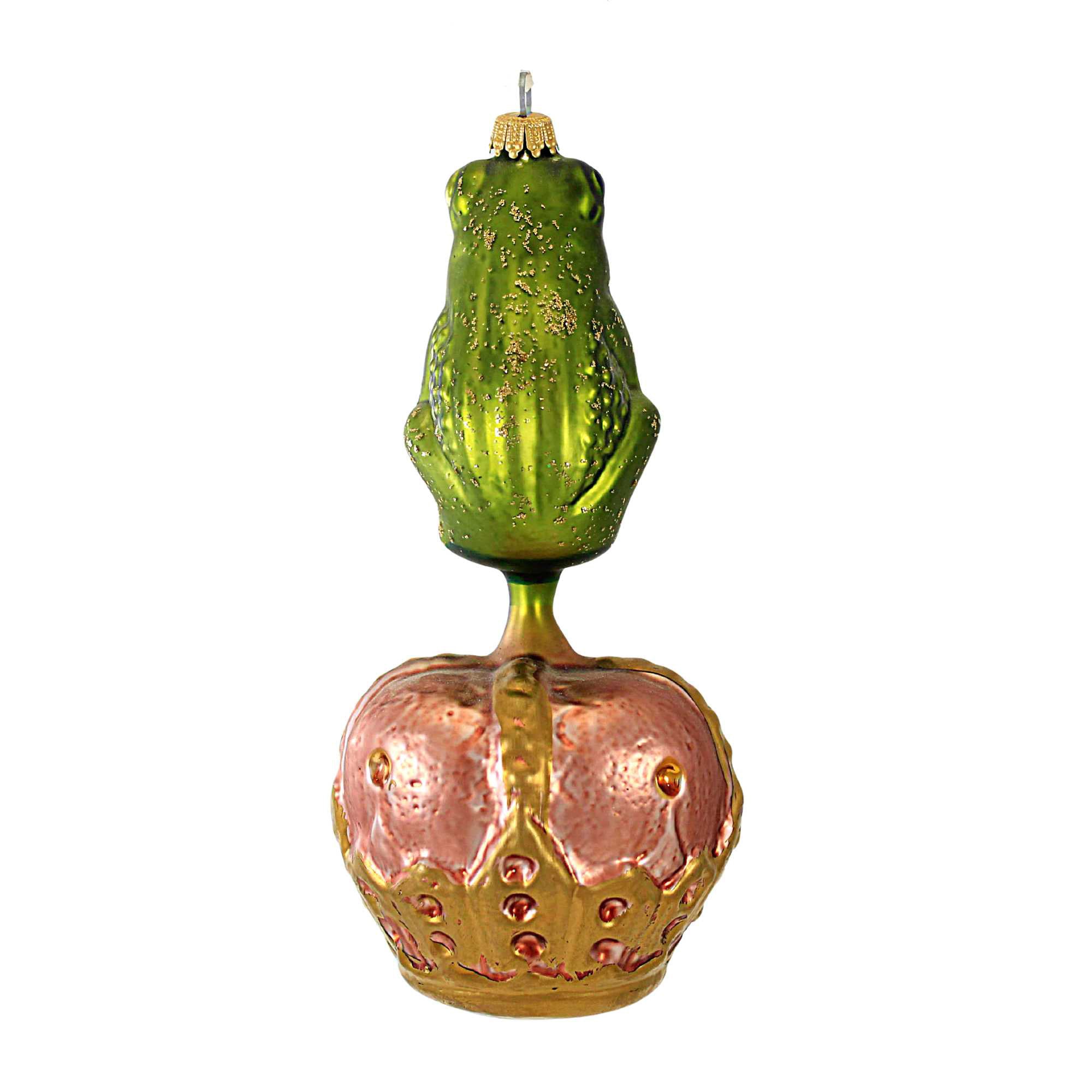 Larry Fraga Designs Frog Prince - 1 Ornament 6.25 Inch, Glass ...