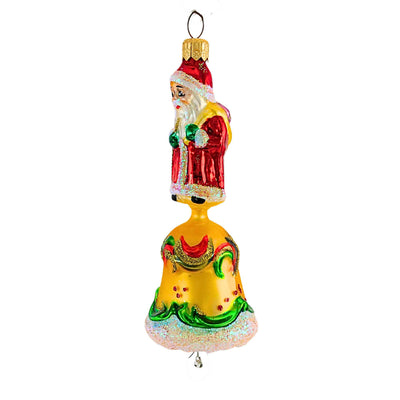 Christopher Radko Company 5.00In Ring Ring, Glass, Ornament Santa ...