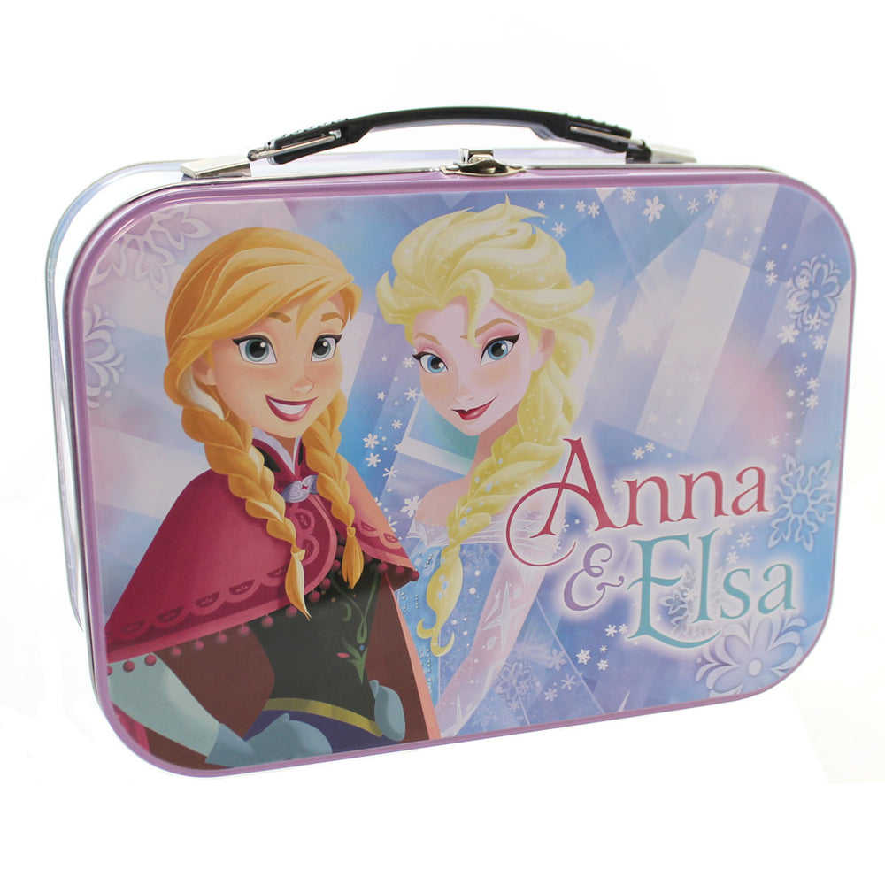 Disney Elsa & Anna Tin Tote Tin Frozen Decorative Tin 26406 | SBKGifts.com
