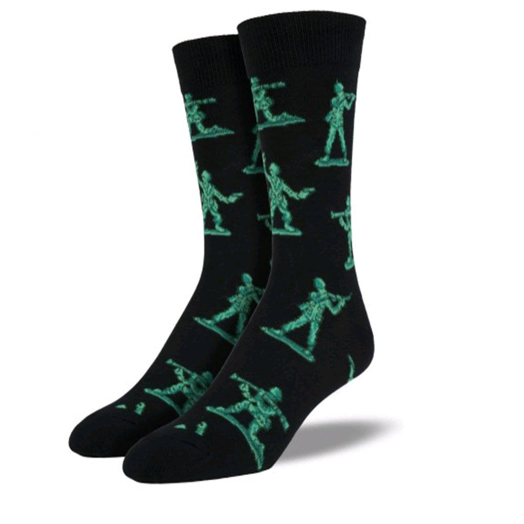Army Men - One Pair Socks 16 Inch, Cotton - Crew War Soldier Ssm1415 ...