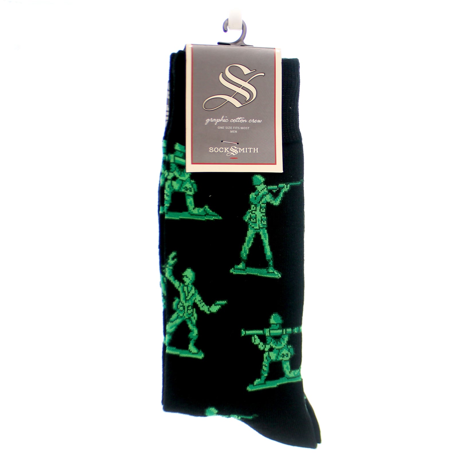 Army Men - One Pair Socks 16 Inch, Cotton - Crew War Soldier Ssm1415 ...