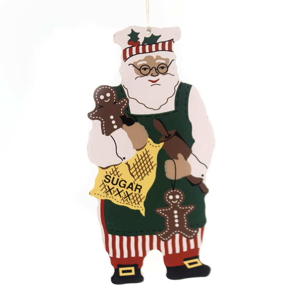 4.75In Gingerbread Santa Ornament 2000, Wood, Limited Edition Last One ...