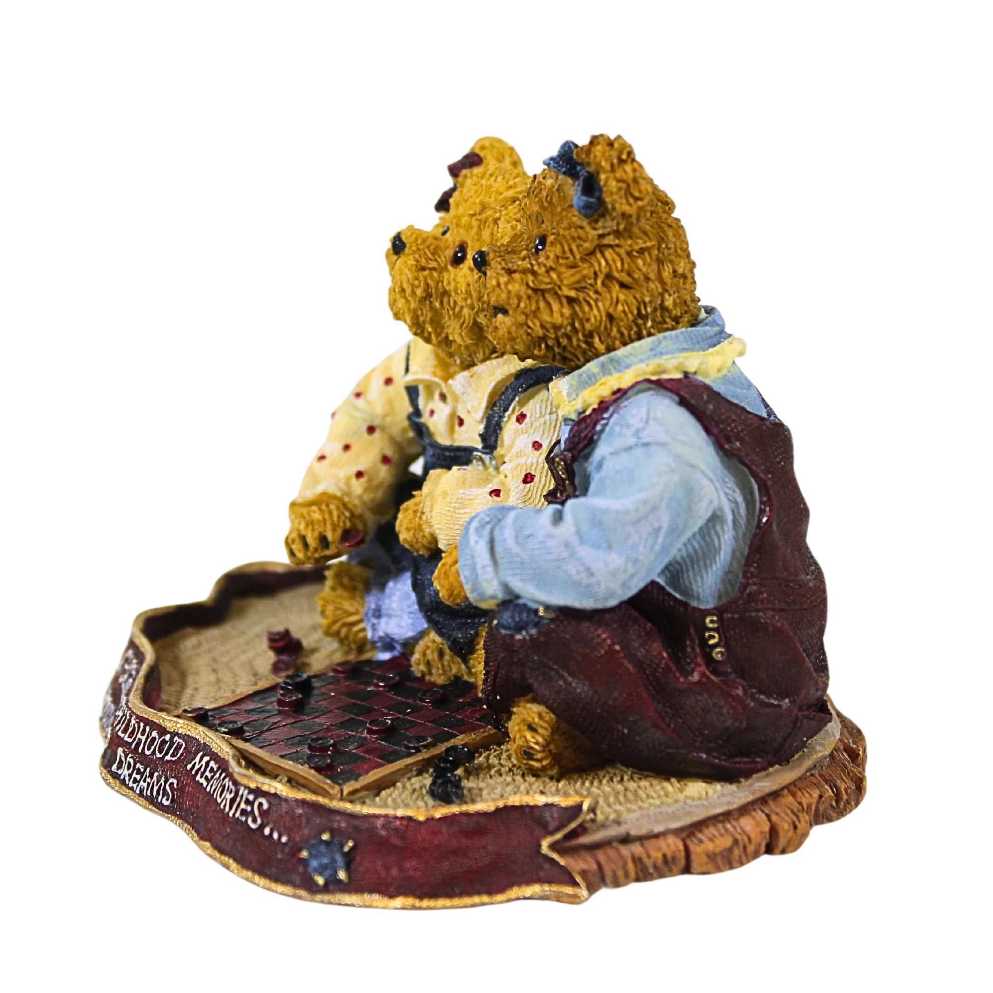 Boyds Bears Resin Ava & Rae Ann...Rainy Afternoon - 1 Figurine 3 Inch ...