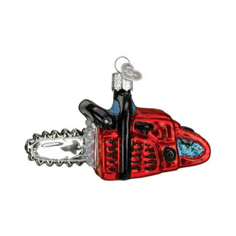 Old World Christmas Chain Saw Glass Ornament Diy Improvement 32162 ...