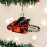 Old World Christmas Chain Saw Glass Ornament Diy Improvement 32162 ...