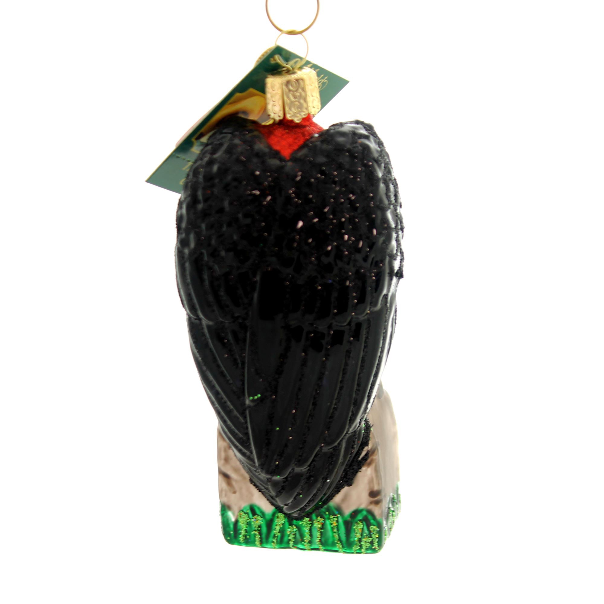 Old World Christmas Halloween Vulture Glass Tombstone 26082 | SBKGifts.com