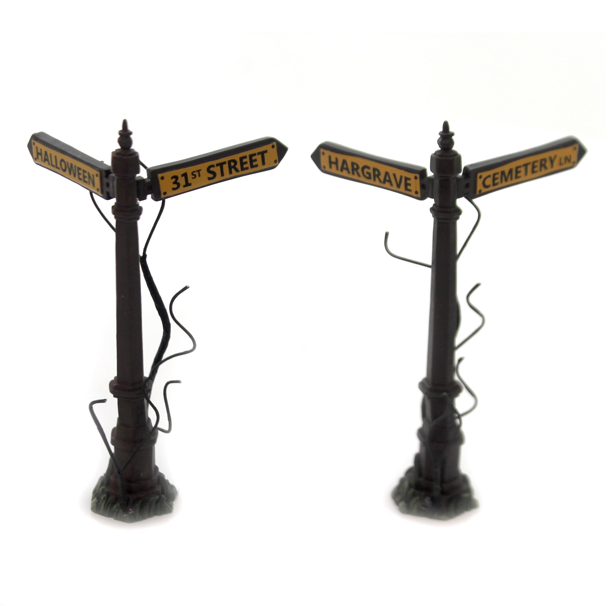 Department 56 Accessory Creepy Street Signs Halloween Cemetery Ln ...