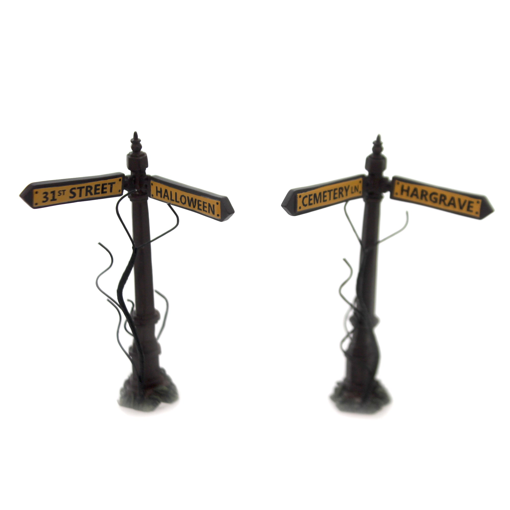 Department 56 Accessory Creepy Street Signs Halloween Cemetery Ln ...