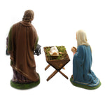 Marolin Holy Family Set Of 4 Paper Mache Nativity Germany Mary Joseph ...