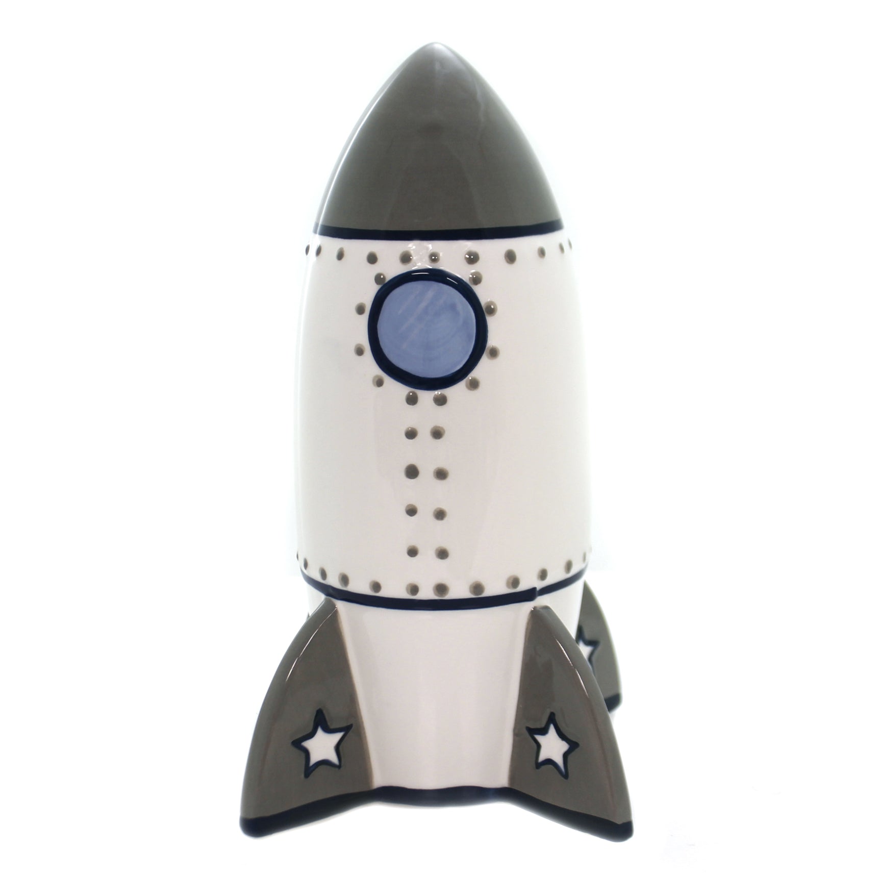 Child To Cherish Roger Rocket Bank - One Bank 9 Inch, Ceramic - Space ...