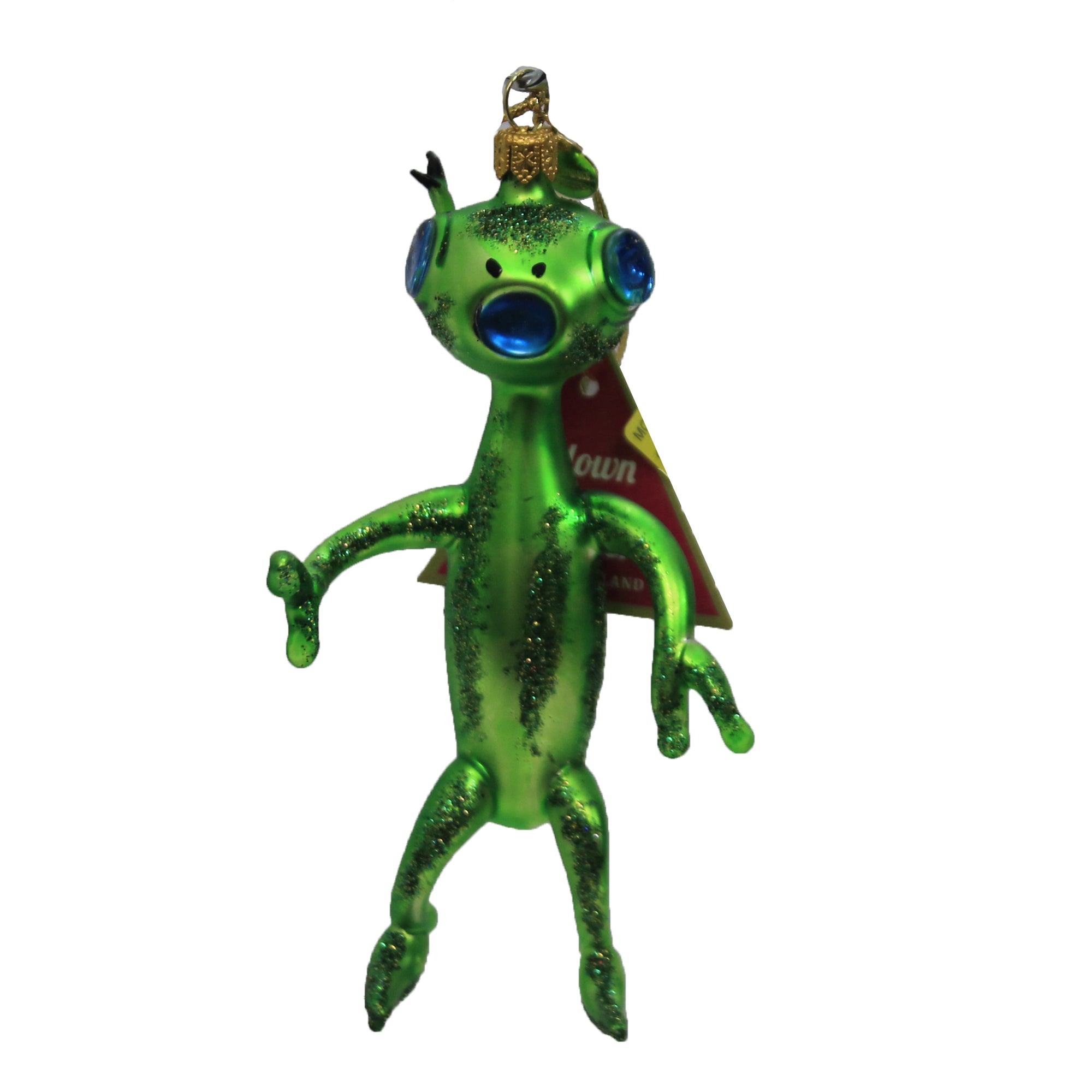 Morawski Extraterrestrial Alien Glass Halloween Ornament | SBKGifts.com