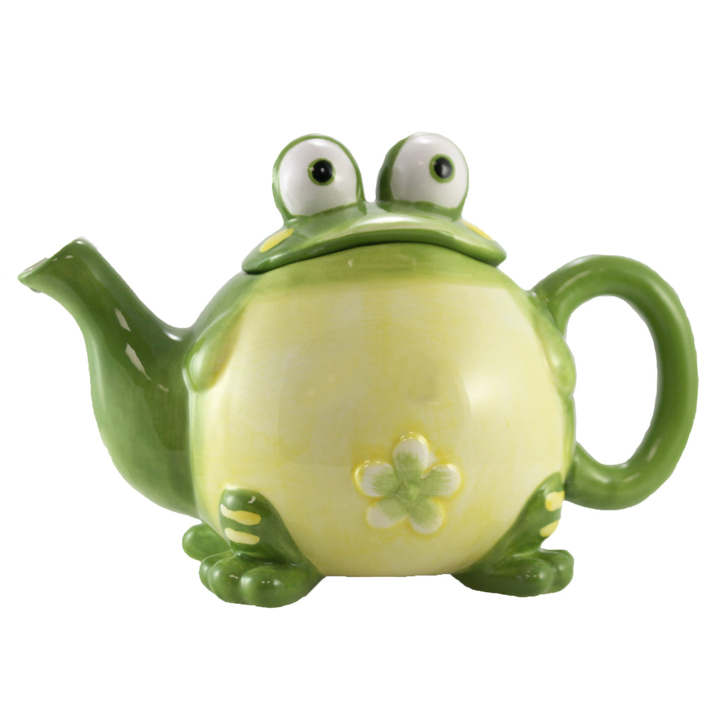 Tabletop Toby Toad Teapot Ceramic Beverage Frog 664377 | SBKGifts.com