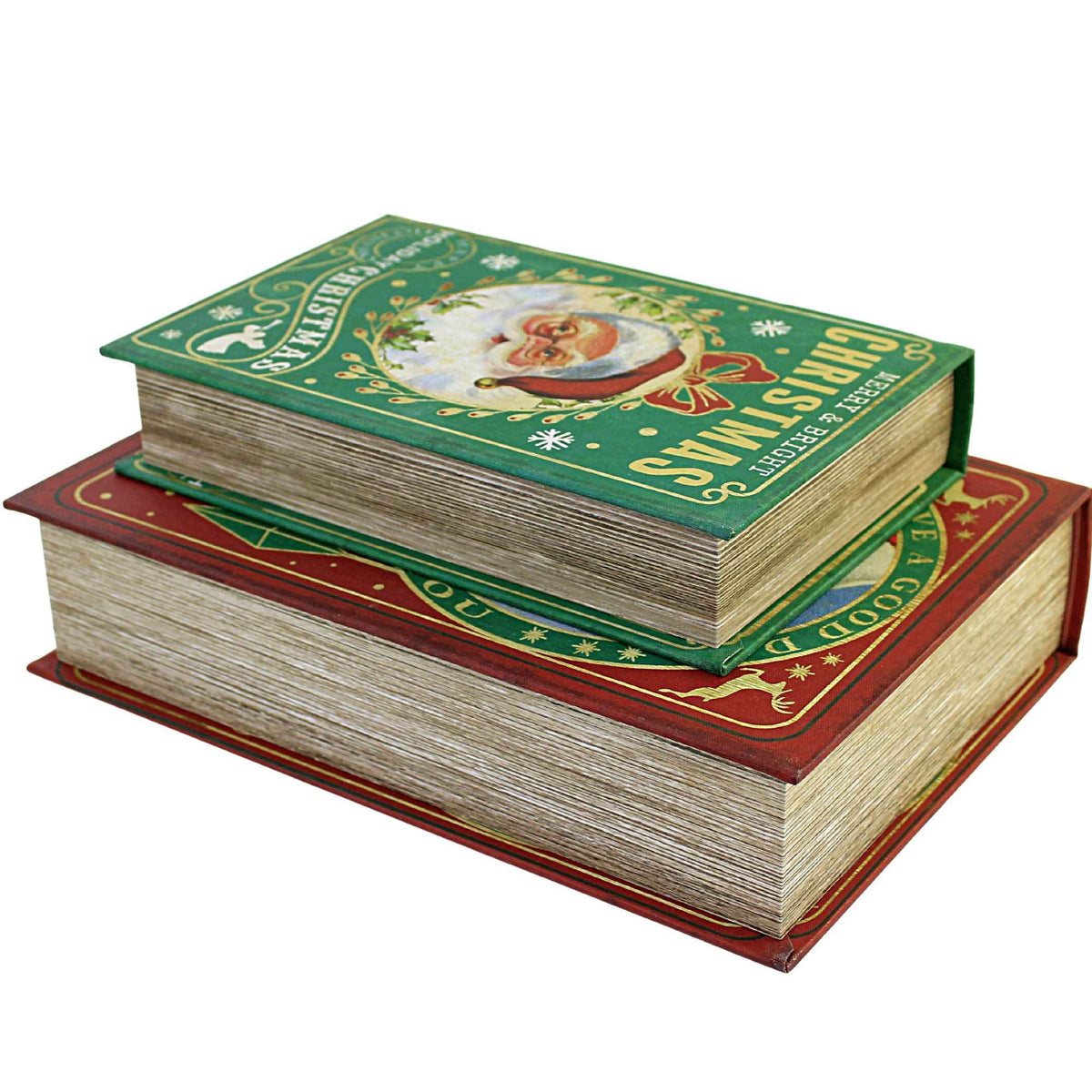 Christmas Christmas Books Mdf Santa Claus Decorative Boxes Y9224 ...