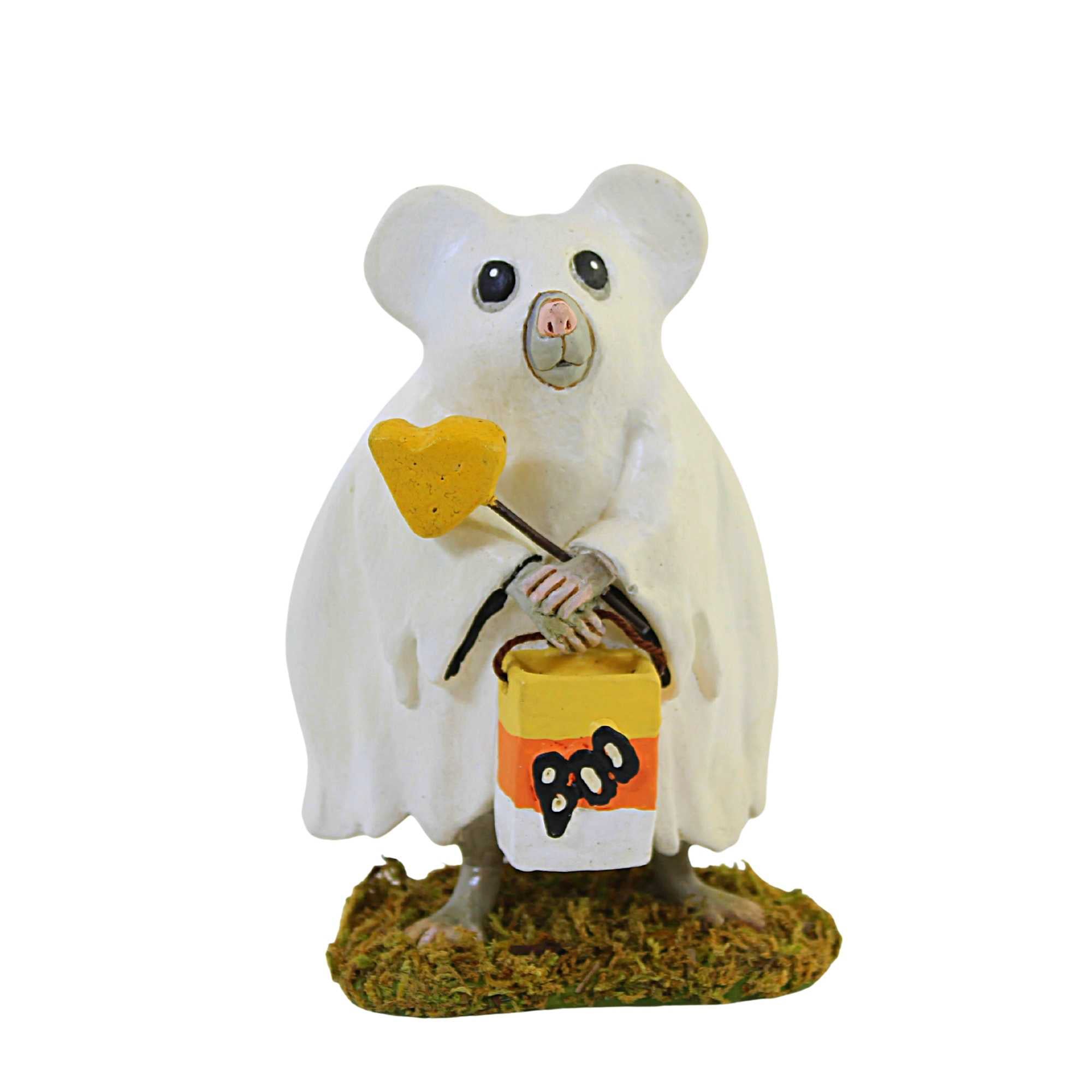 Halloween Ghostie Timmy Polyresin Mouse Boo Cheese Td1201 | SBKGifts.com