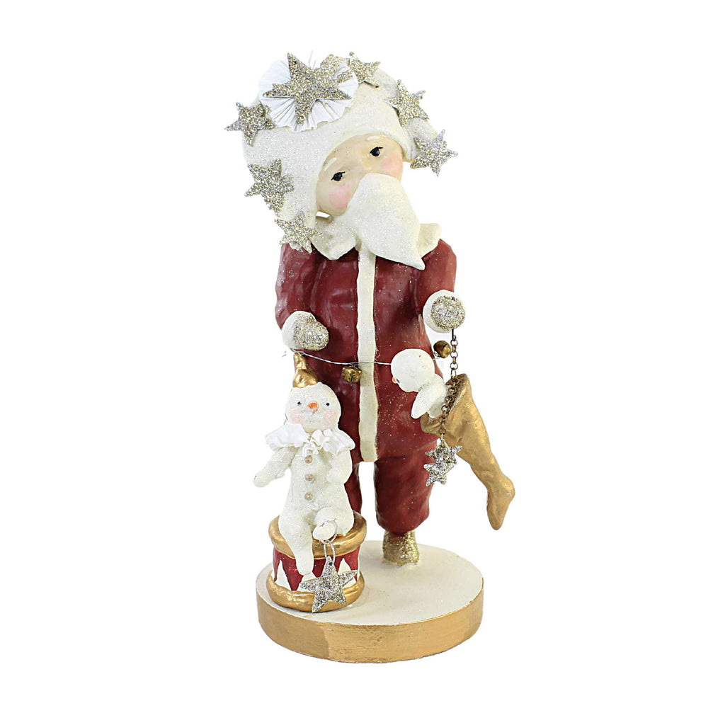 Dee Foust-Harvey St. Nick's Sidekicks Polyresin Christmas Snowman Santa ...