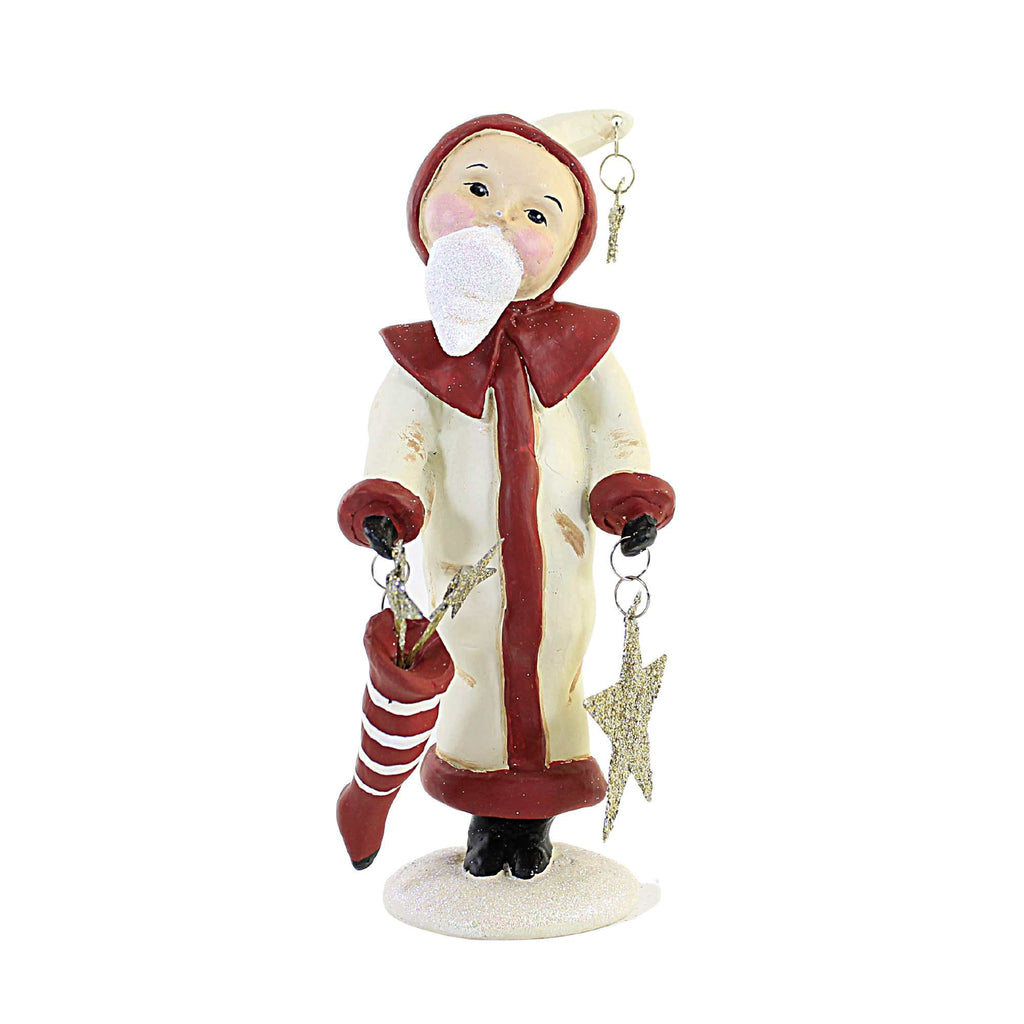 Dee Foust-Harvey Star Stocking Santa Polyresin Christmas Santa Stocking ...