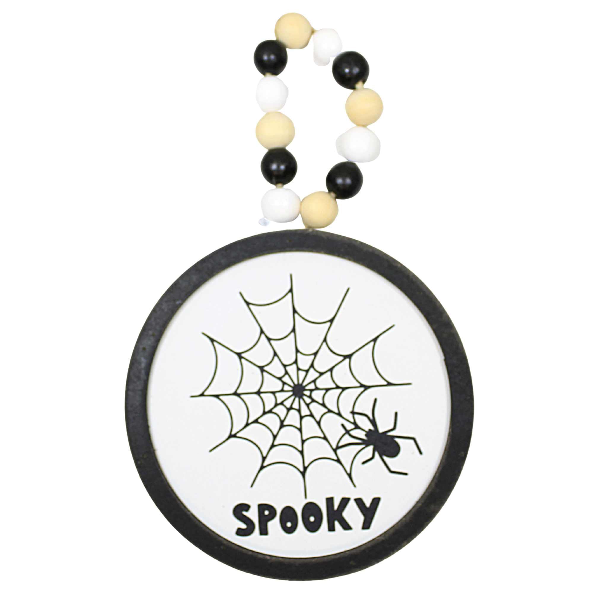 Ganz Fun Halloween Disk Ornaments - Three Hanging Disk 7.75 Inch, Wood ...