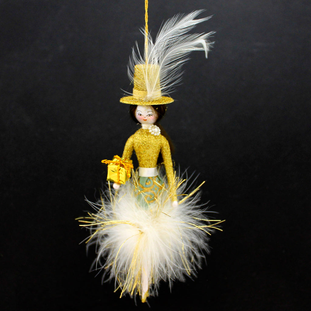 De Carlini Italian Ornaments Valerie Celebrates New Years In Gold - 1 ...