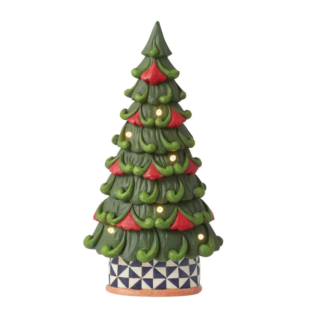 Jim Shore Tree-Mendous Wishes - One Figurine 10.25 Inch, Resin - Lights ...
