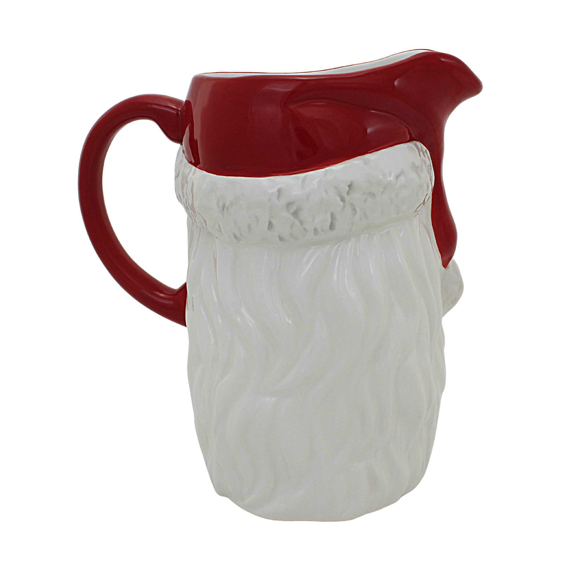 Tag Vintage Santa Pitcher - One Pitcher 9.0 Inch, Earthenware - Festive ...