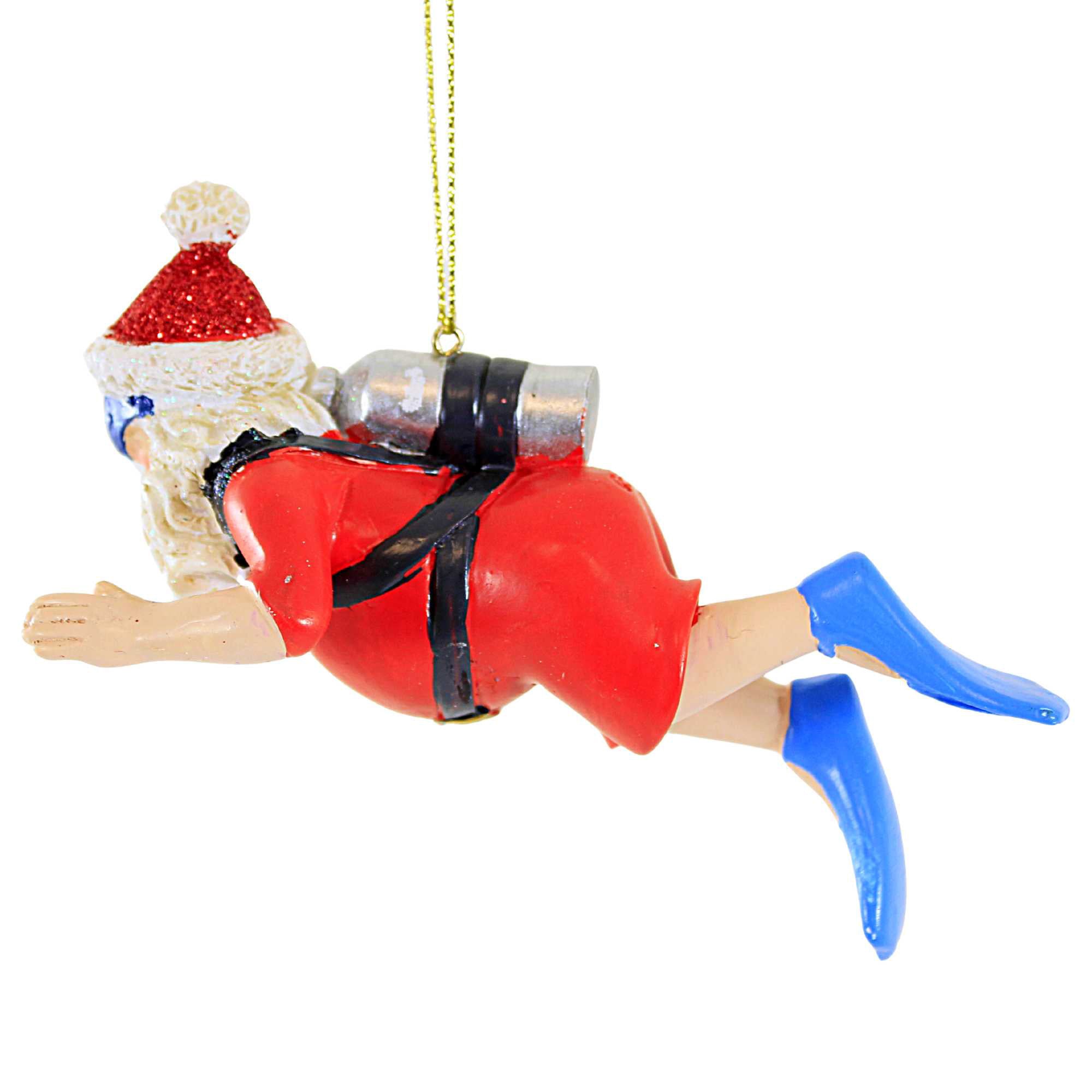 Kurt S. Adler Scuba Santa - One Ornament 5 Inch, Polyresin - Oxygen ...