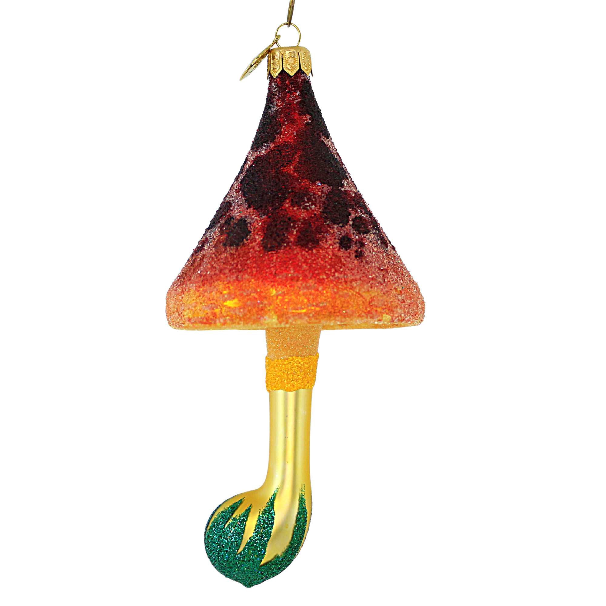 Morawski Ornaments Leopard Mushroom - 1 Glass Ornament 6.5 Inch, Glass ...