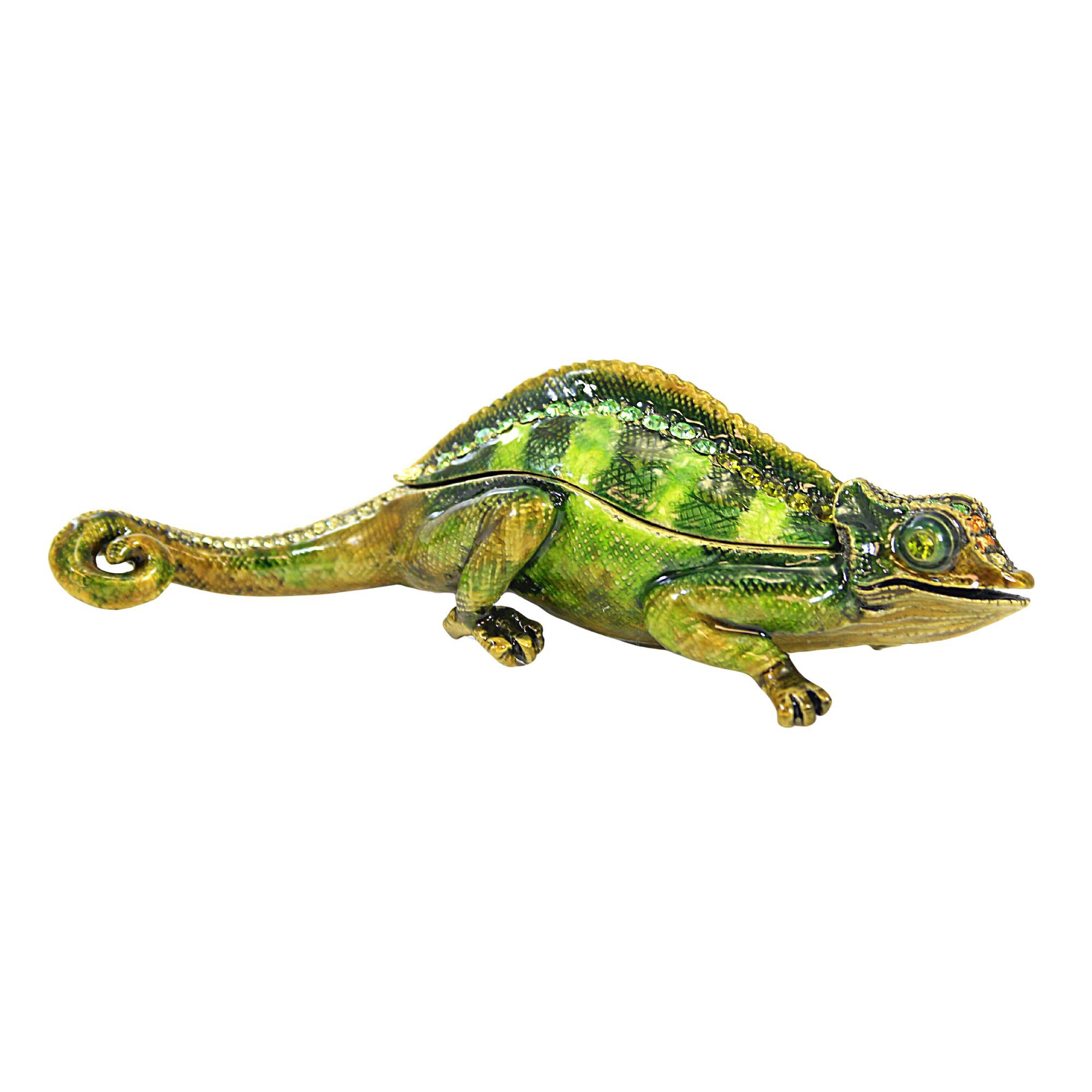 Kubla Craft Lizard Box Large - One Lidded Box 1.75 Inch, Metal ...