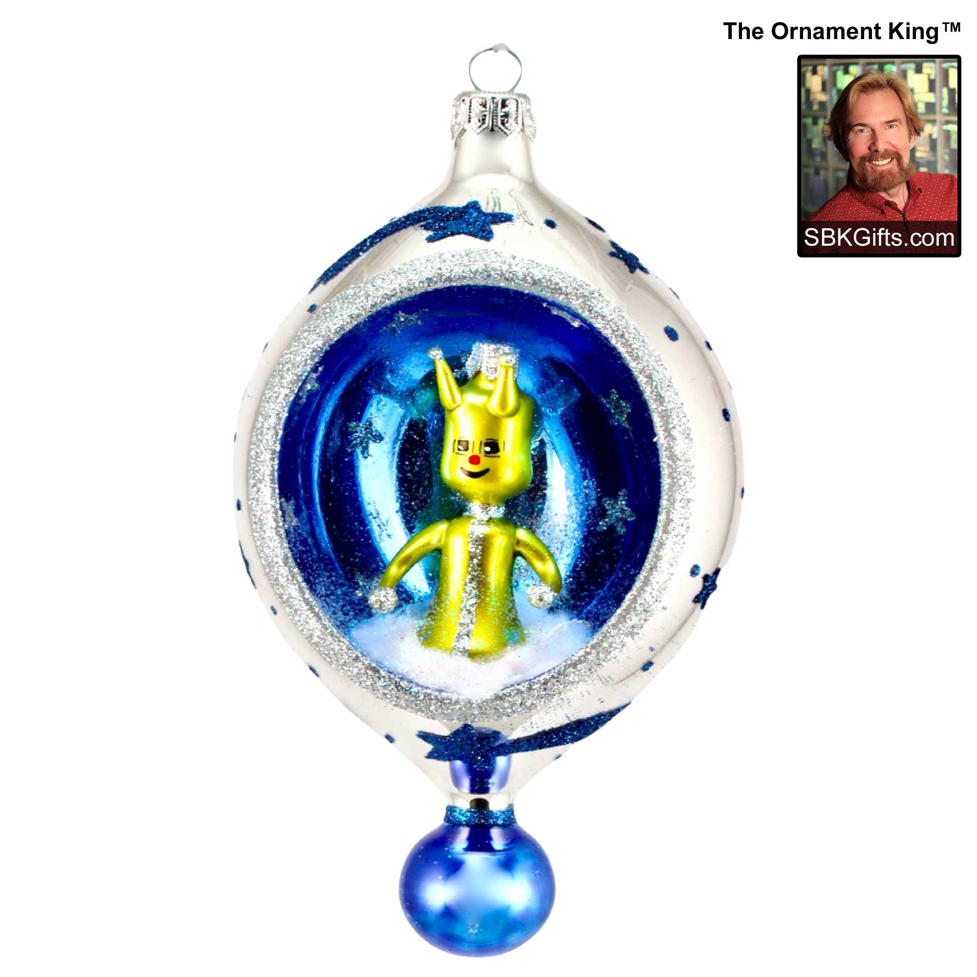 Preorder Hy 24 Cosmo - 1 Glass Ornament Inch, - Alien Space Italian ...