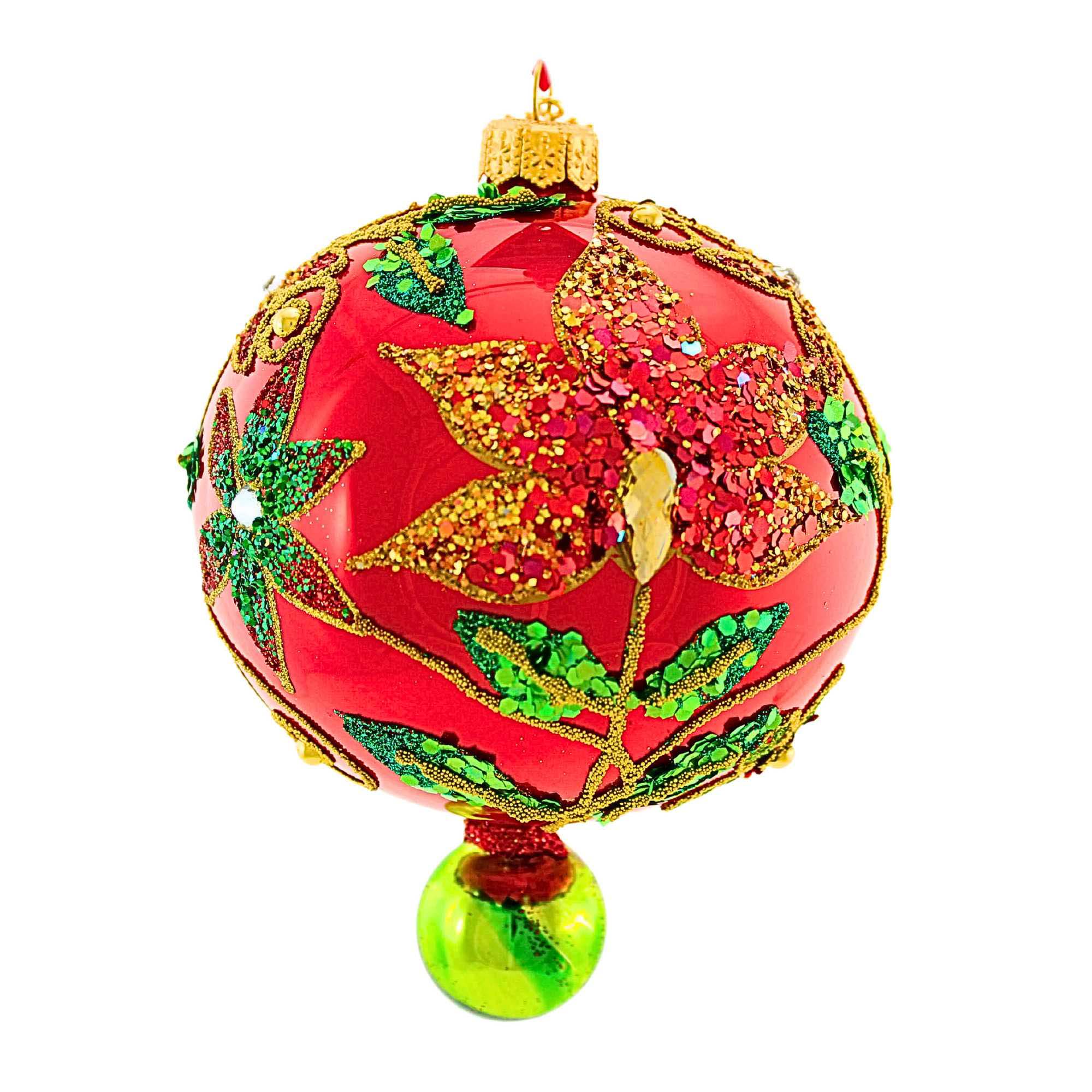 Ornament King 5.50In Christmas Colors, , Ball Drop Ornament 24 30641 ...