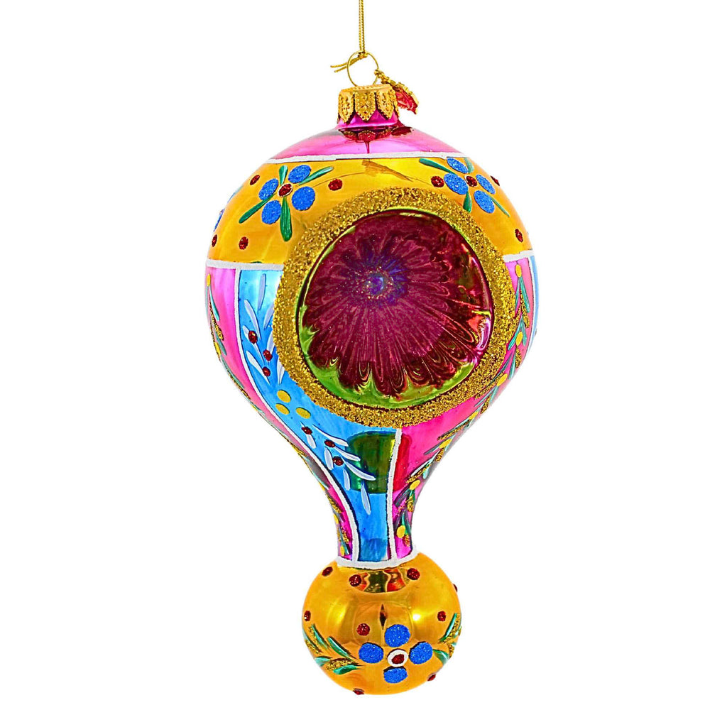 Huras Family 7.00In Merry & Bright Wollerton Rose, Glass, Teardrop ...