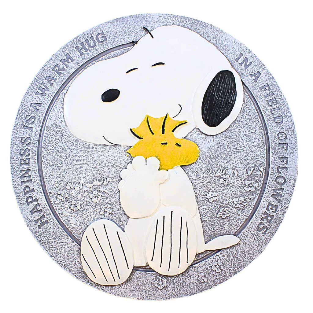 Roman 11.75In Snoopy Hug Garden Stone, Polyresin, Peanuts Woodstock ...