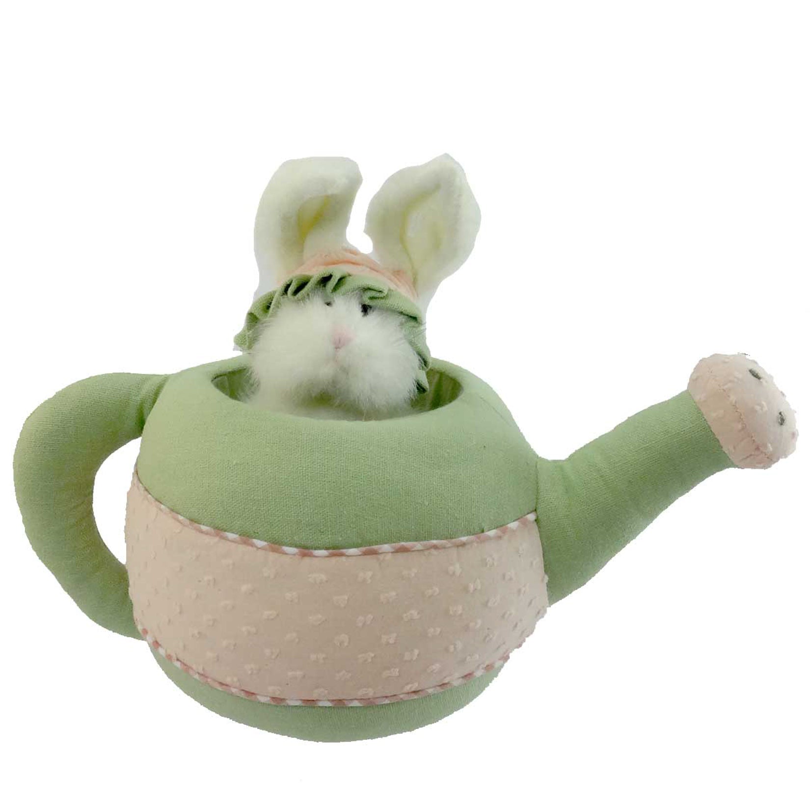 7.00In Eliza Maes Watering Can, Plush & Fabric, Rabbit Stuffed Animal ...