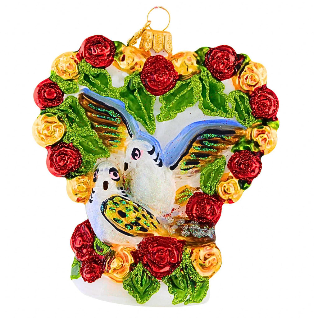 Ornament King 5.00In Two Turtle Doves, Glass, 12 Days Of Christmas 2Nd ...