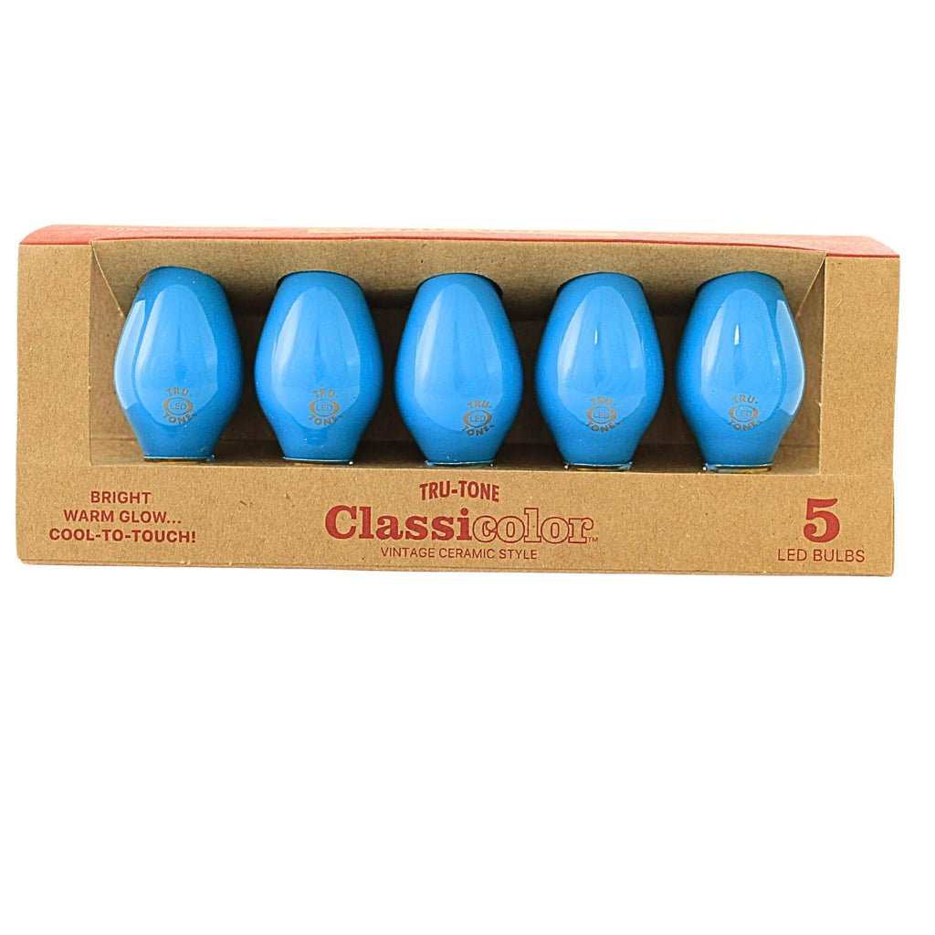 Tru-Tone 2.00In Classicolor C7 Led Teal Pack, , Replacement Bulbs ...