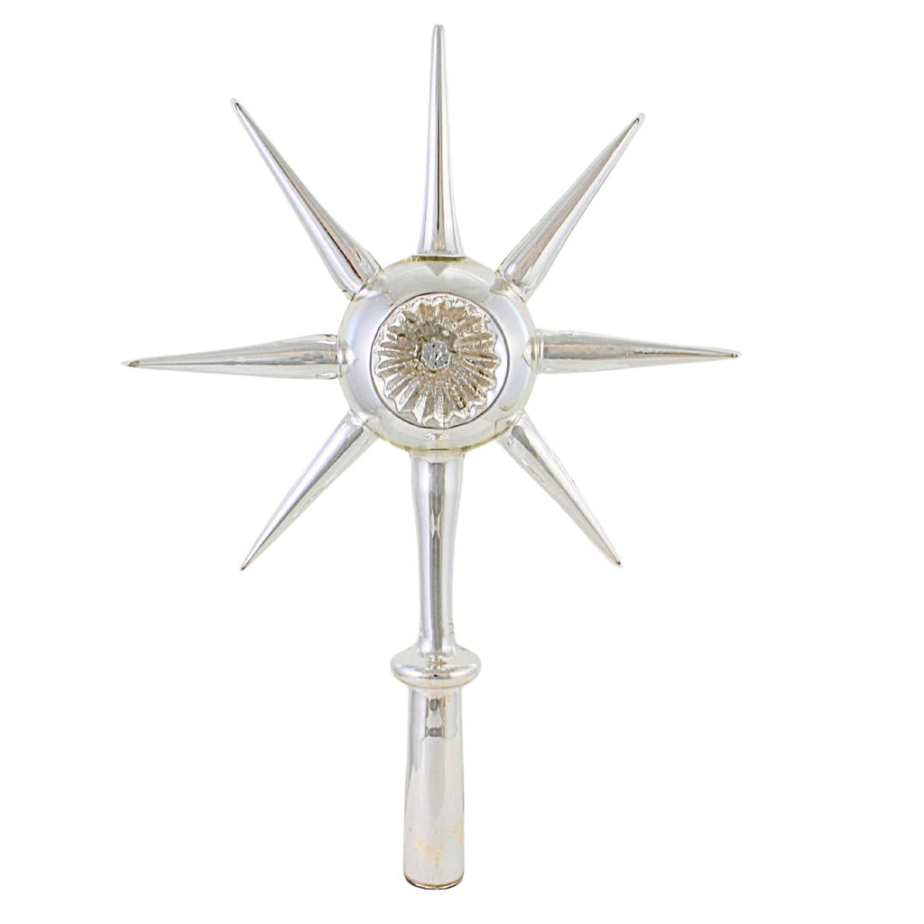 Cody Foster 12.75In Star Of Whimsy Tree Topper, Glass, Mid Century ...
