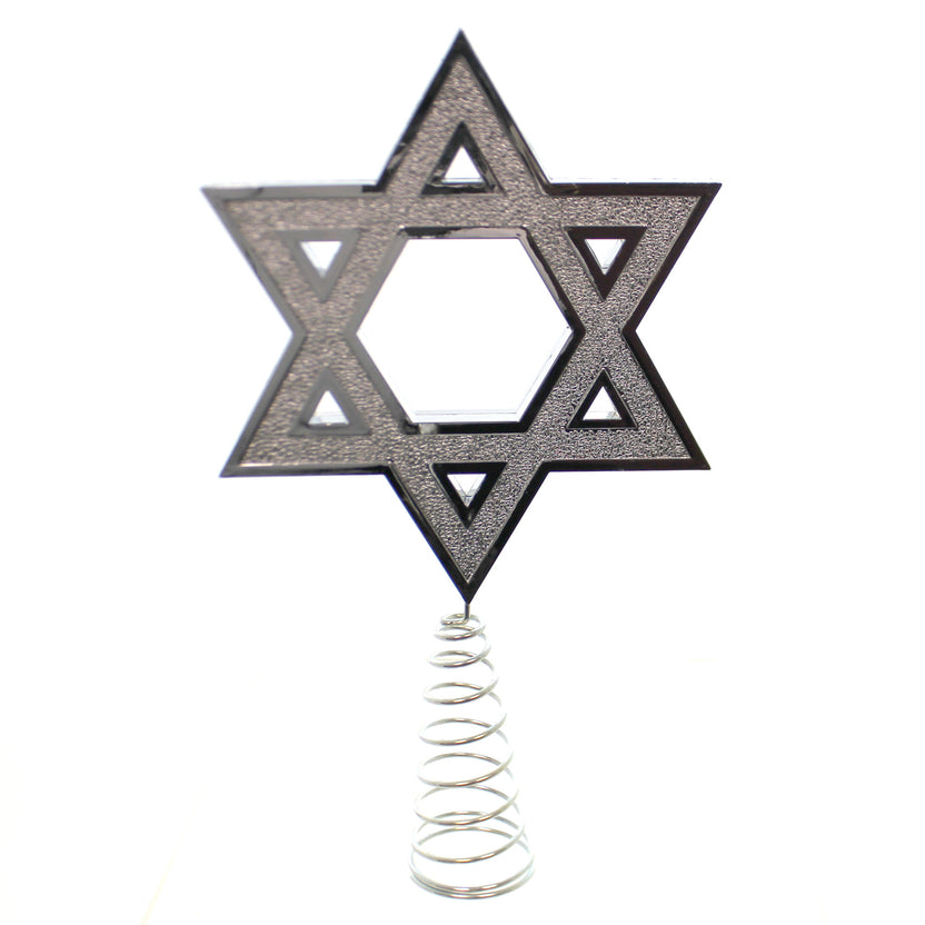 Tree Topper Finial Hanukkah Tree Topper Plastic Star Chrismukkah H0260 ...