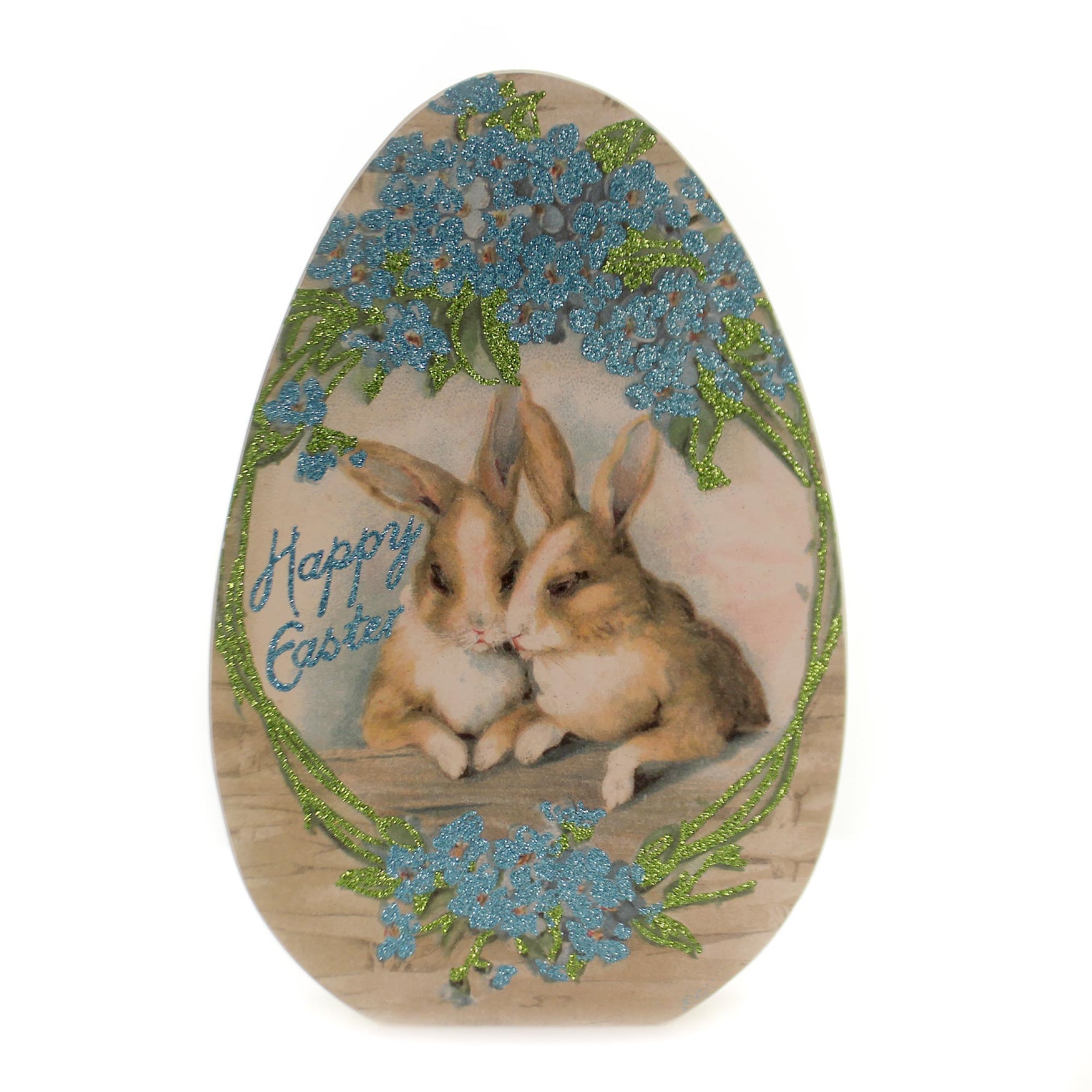 Easter Happy Easter Chunky Sitter Wood Bunnies Egg Flowers 38396 ...