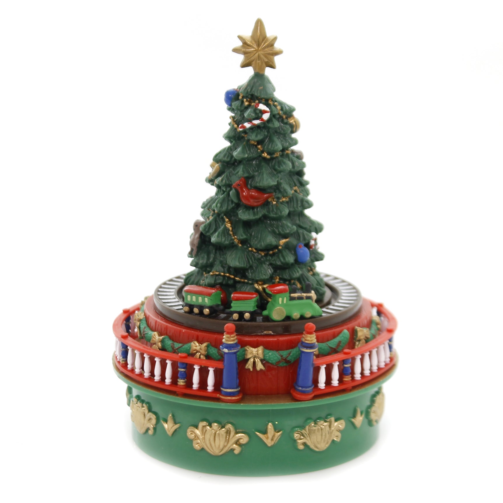 Christmas Animated Musical Tree Plastic Deck The Halls 19737 | SBKGifts.com