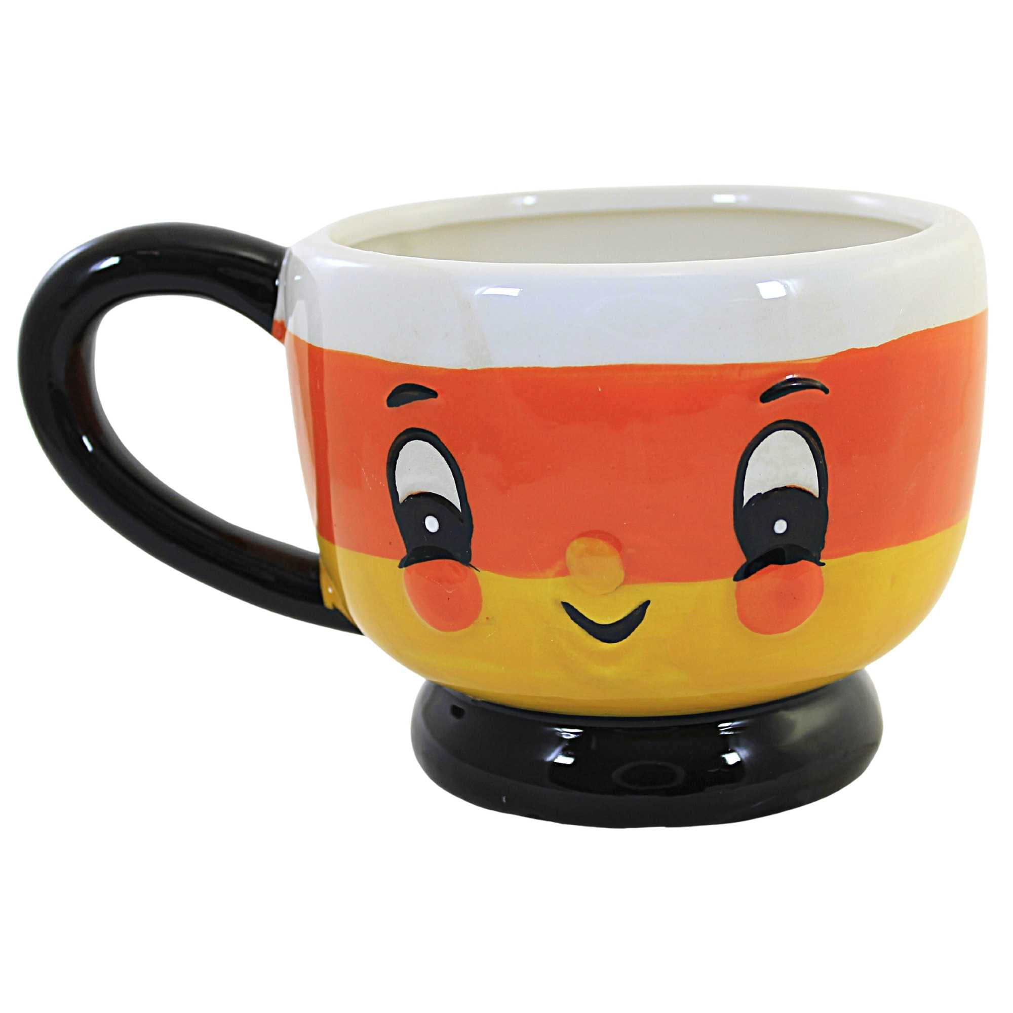 Tabletop Candy Corn Cup Dolomite Halloween Soup Coffee Mug | SBKGifts.com